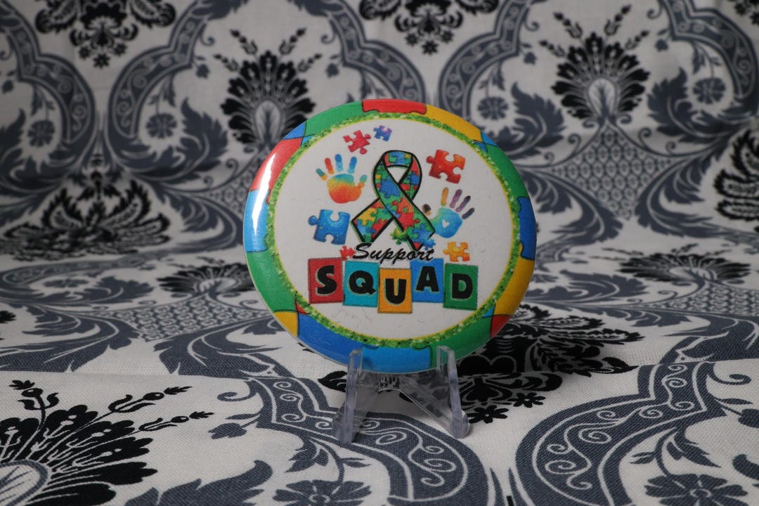 Autism Awareness Button 2.25 Inch Round Pinback Inclusion & Acceptance ...