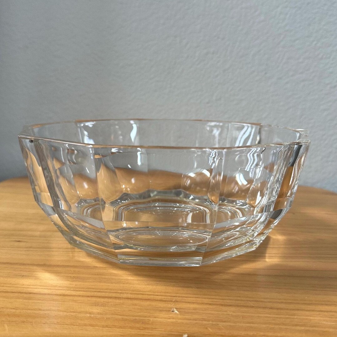 Vintage MCM 10-sided Paneled Serving Bowl - Etsy