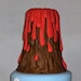 Fondant Volcano Cake Topper 3d Large - Etsy