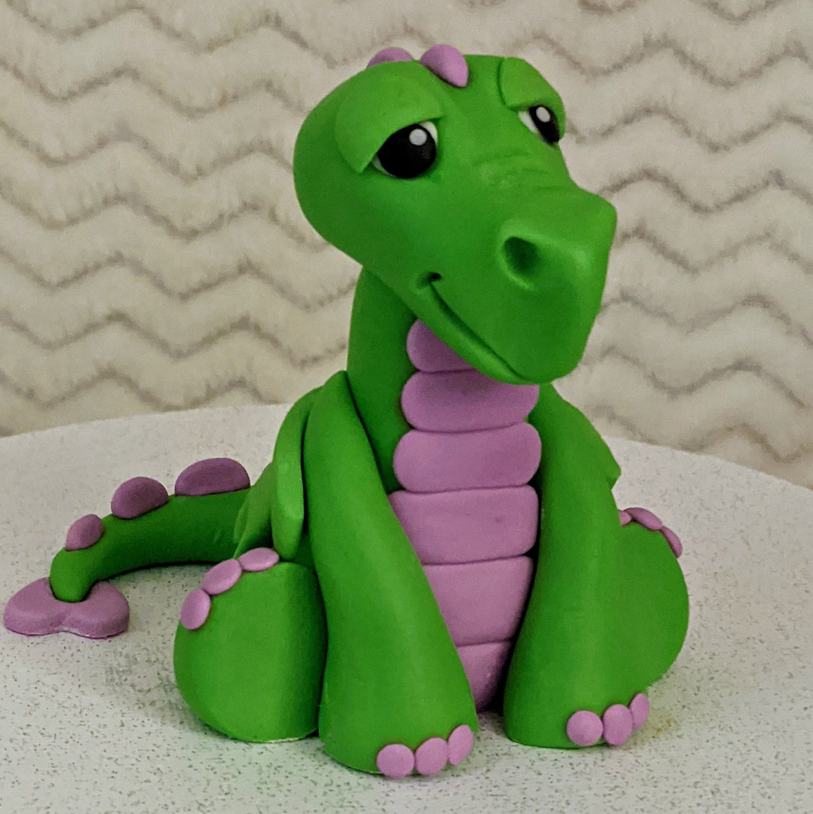 Cute Fondant Dragon Cake Topper - Etsy