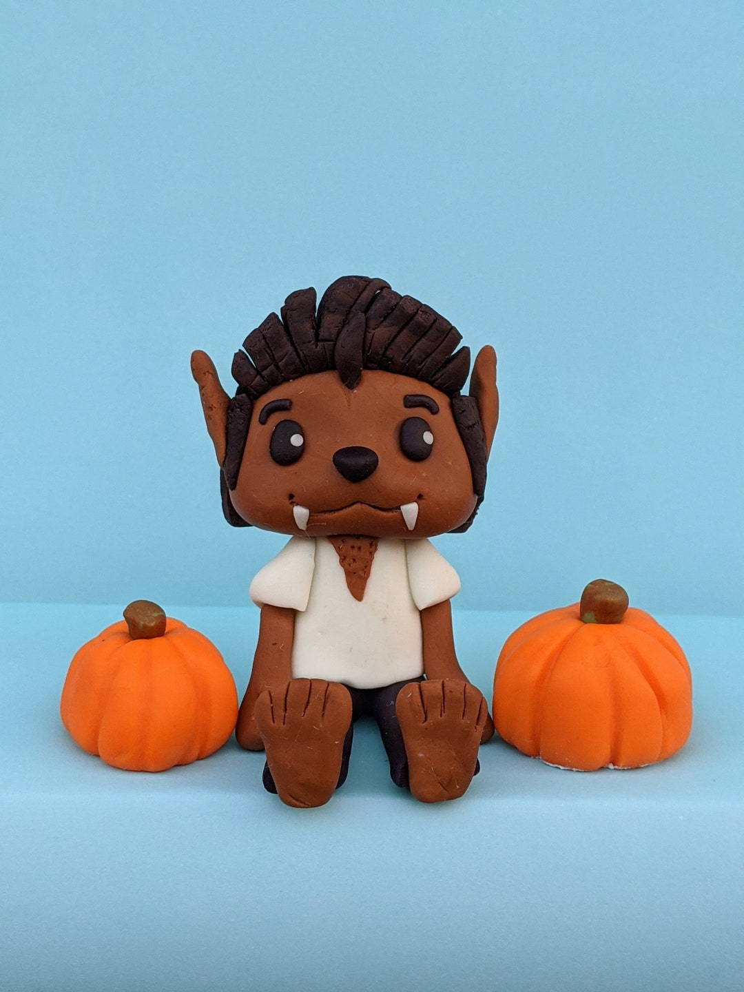 Fondant Werewolf Halloween Cake Topper - Etsy