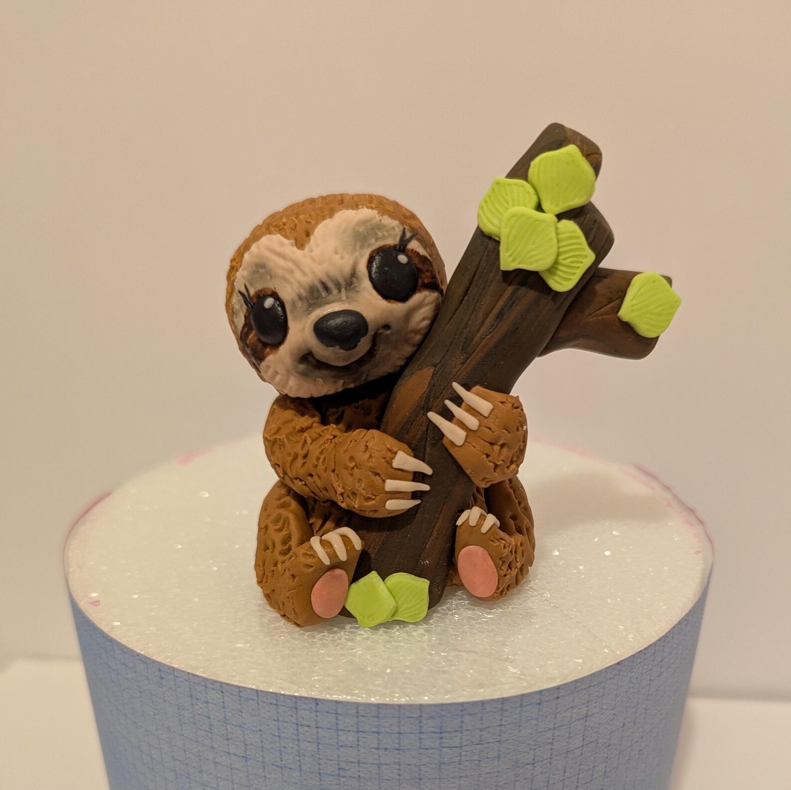 Sloth Fondant Cake Topper Free Shipping - Etsy