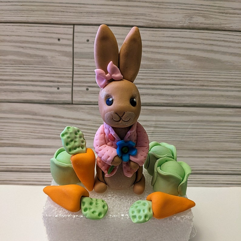 Flopsy Peter Rabbit Fondant Cake Topper - Etsy