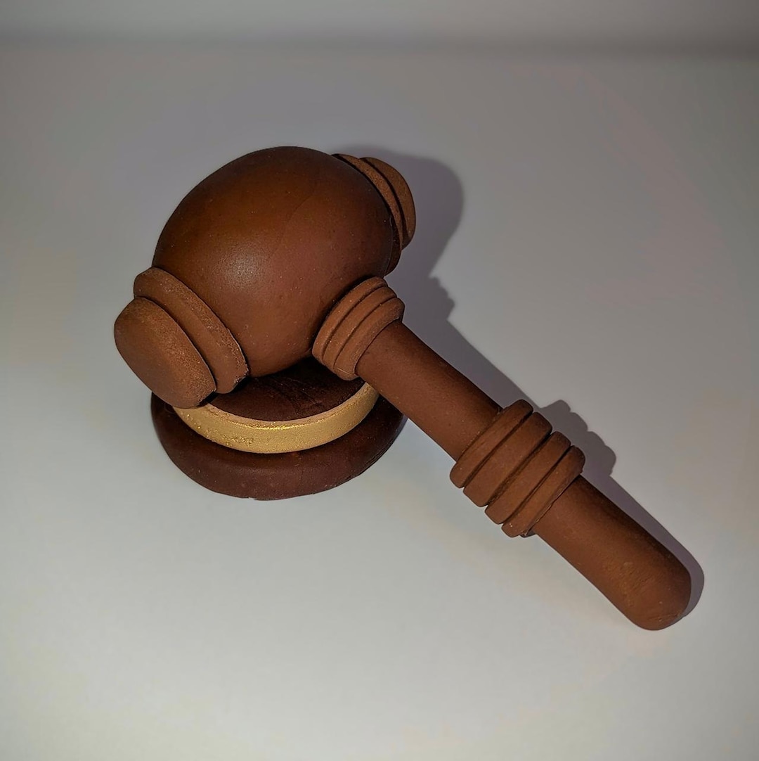 Lawyer Judge Fondant Gavel Cake Topper Set - Etsy