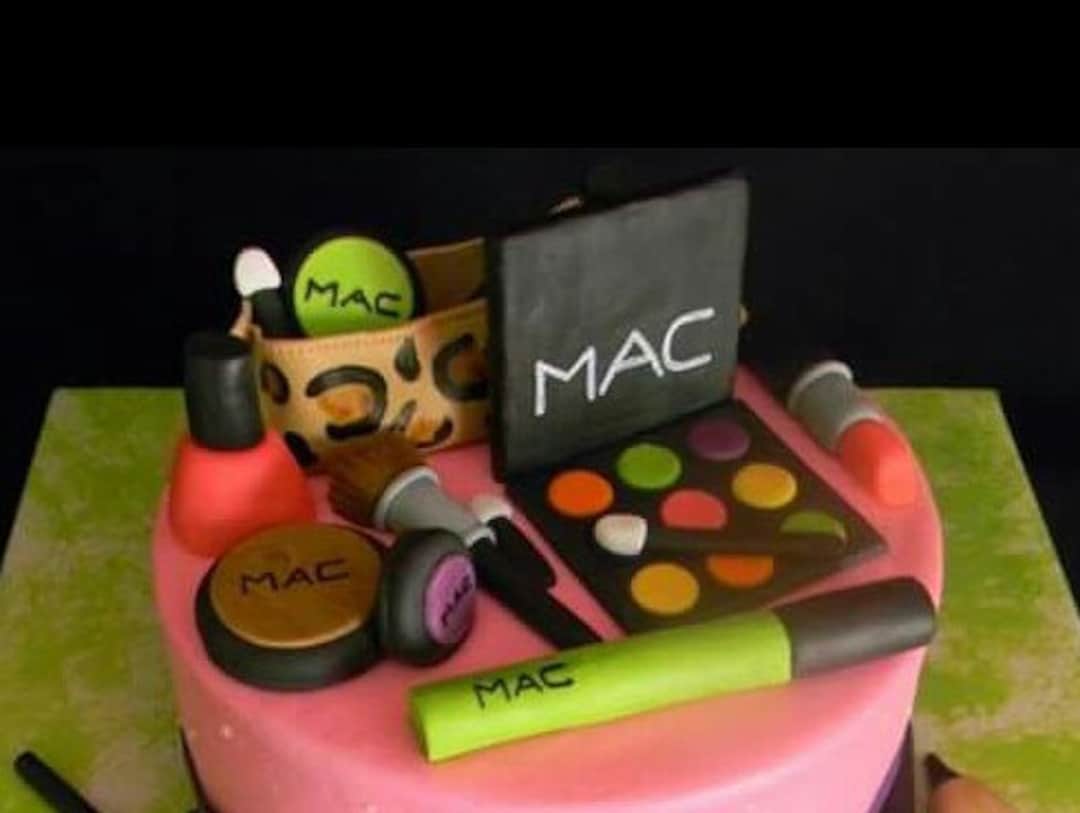 Fondant Mac Makeup Cake Toppers 12 Pc - Etsy