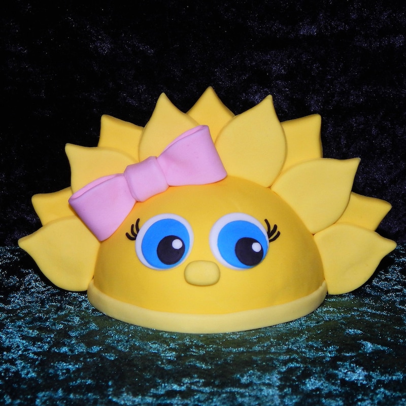 Sun Cake Topper - Etsy