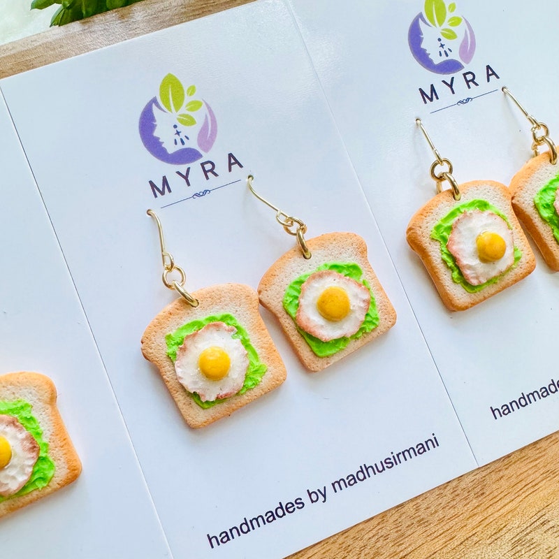 Toast Earrings - Etsy