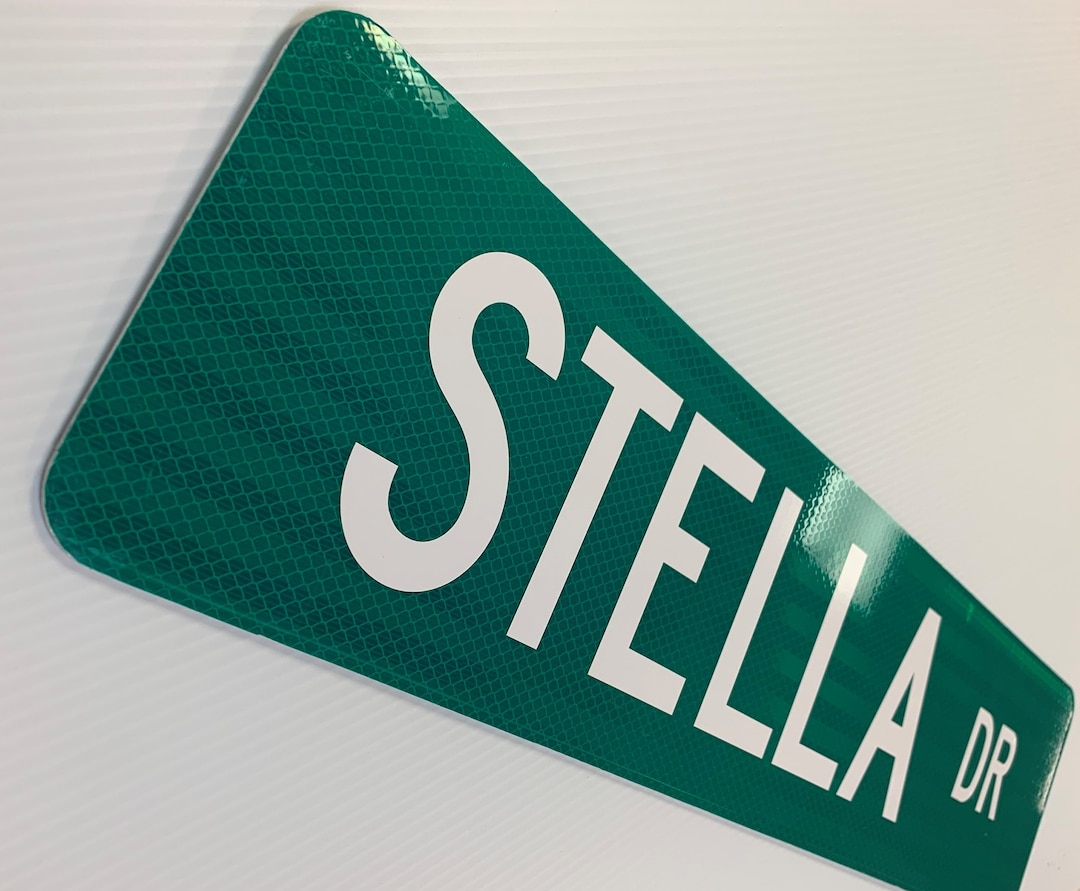 Custom Reflective Street Signs! 2 Sizes - Etsy