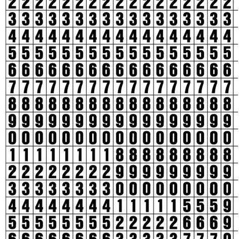 Letters 1/2 Black - Etsy