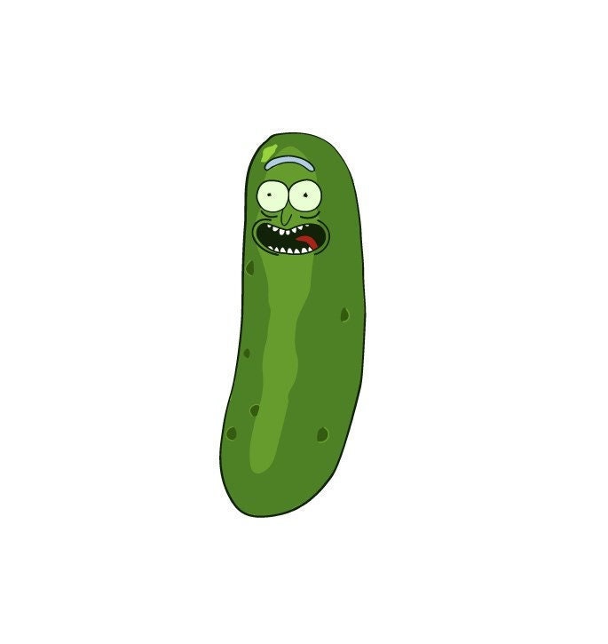 PICKLE MAN STICKER 2 Pack! - Etsy