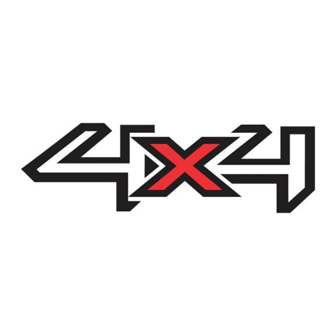 4 X 4 Color Decal REFLECTIVE Single Decal Ford Chevy Pick up Truck ...