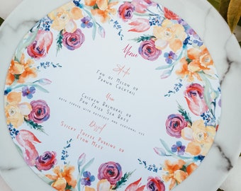 Wedding Plate Insert - Etsy