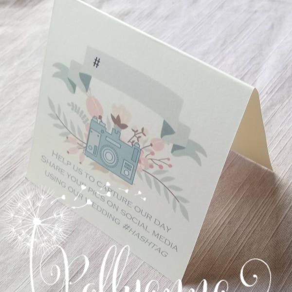 Hashtag Card - Etsy UK