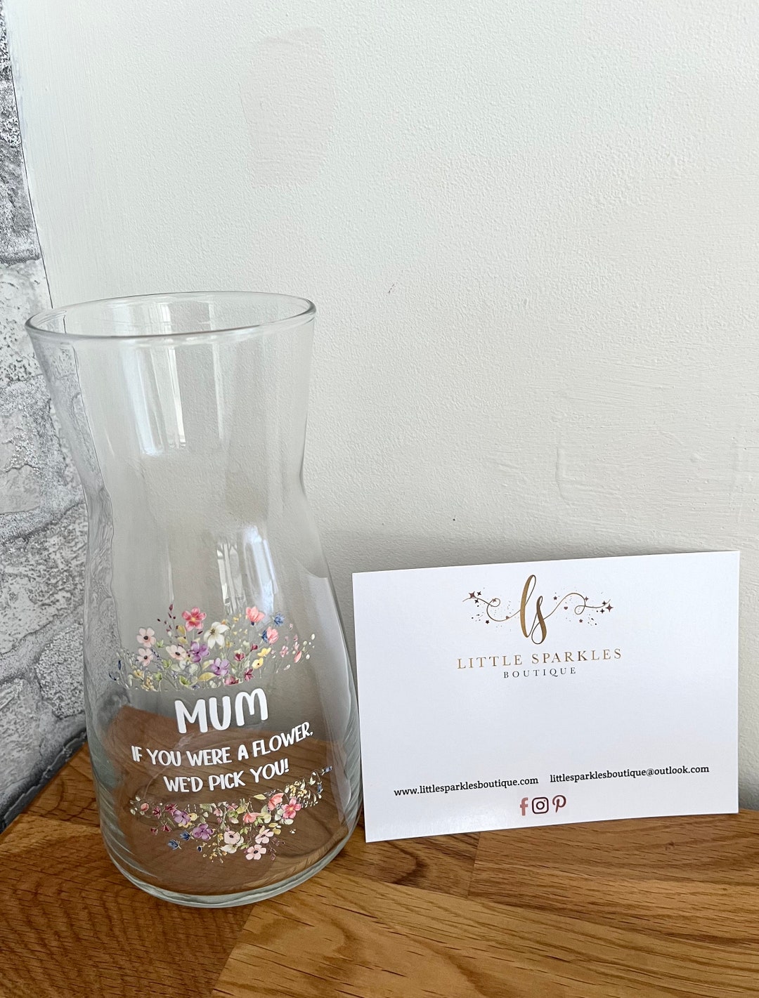 Mother’s Day Vase, Mother’s Day Gift, Mum Flower Vase, Mum Present ...