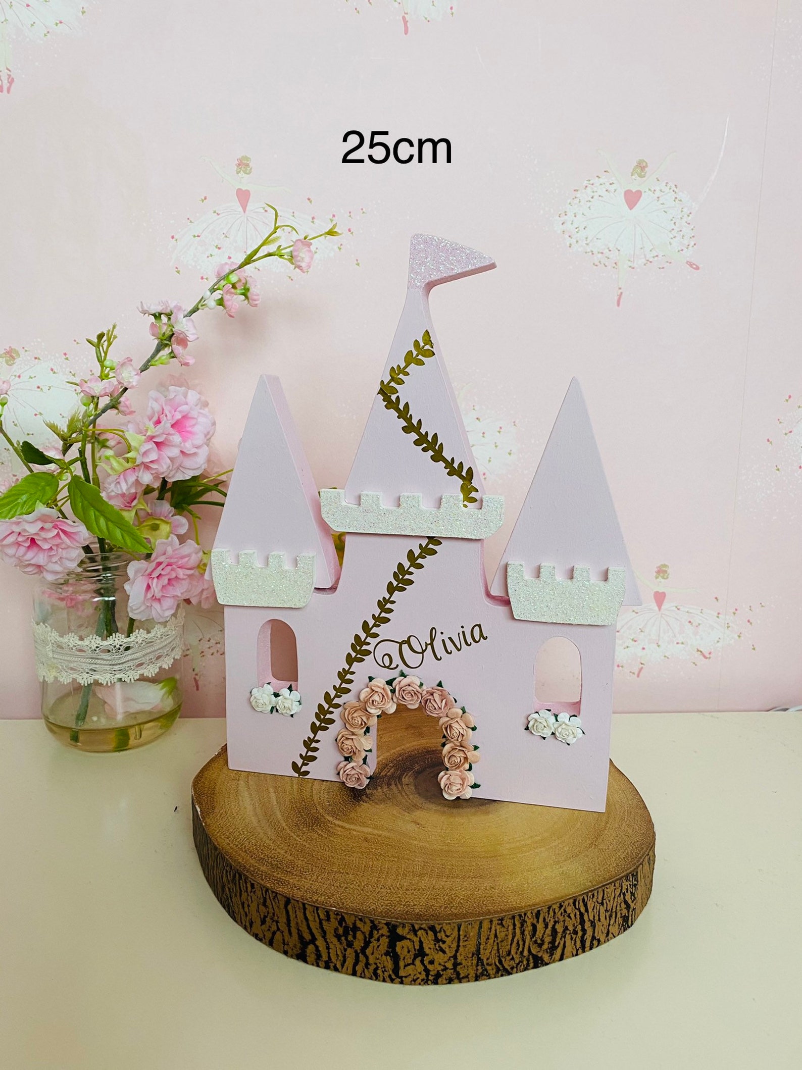Princess Fairy Castle Wooden Freestanding Castle Shelf Decor - Etsy UK