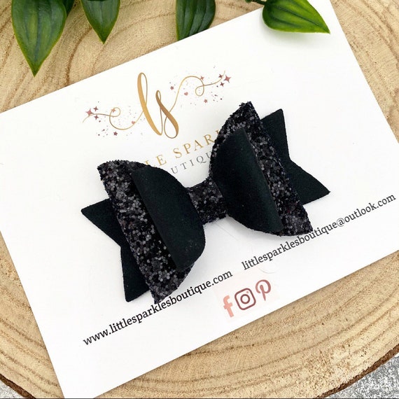 Black sparkly hair accessories store