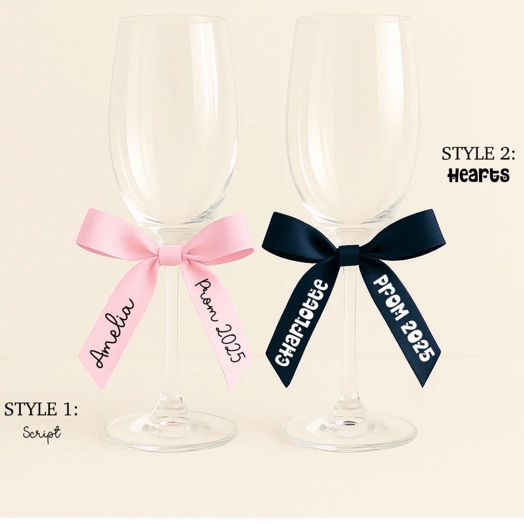 Personalized Prom Flute Glass: Keepsake Gift - Etsy