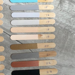 Personalised Shades of Green Wooden Name Letter Blocks Cubes Stacking ...