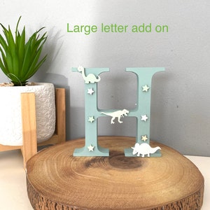 Personalised Shades of Green Wooden Name Letter Blocks Cubes Stacking ...