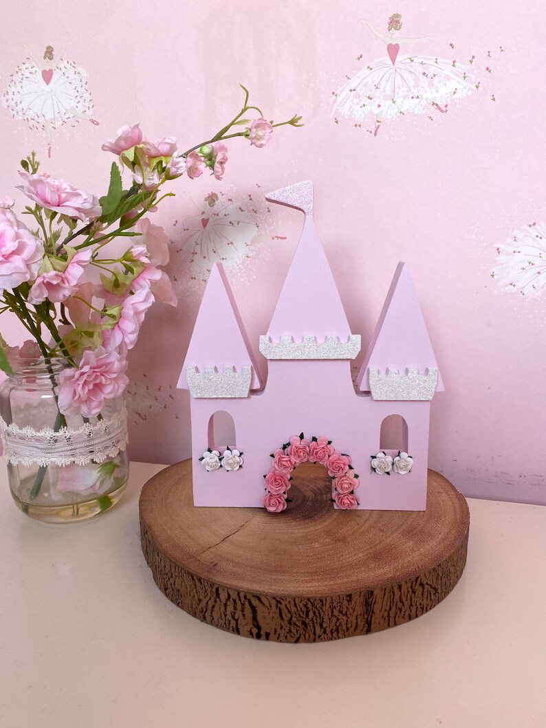 Princess Fairy Castle Wooden Freestanding Castle Shelf Decor | Etsy