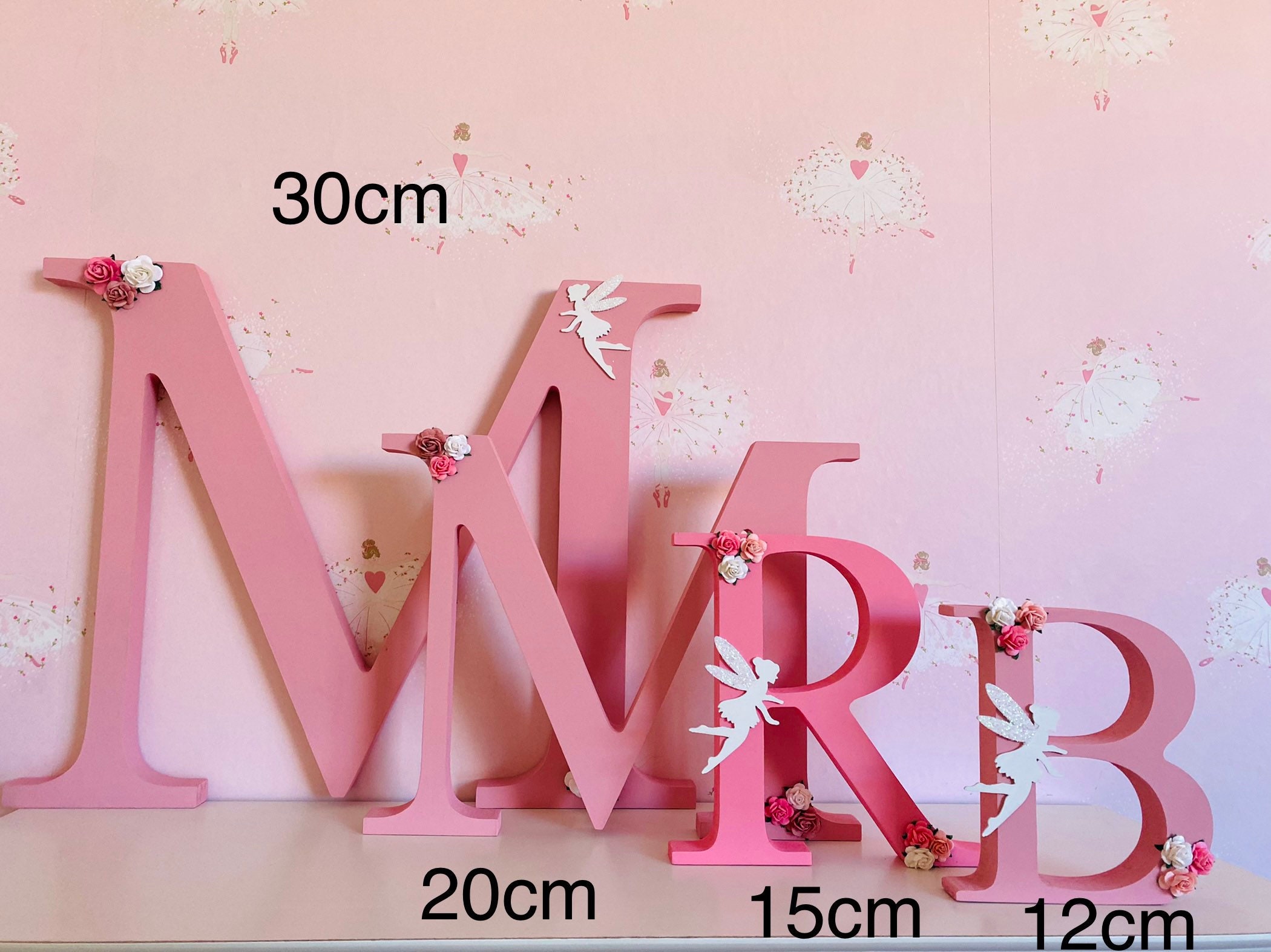 Freestanding Wooden Letter Decor Shelfie Shelf Decor Girls | Etsy UK