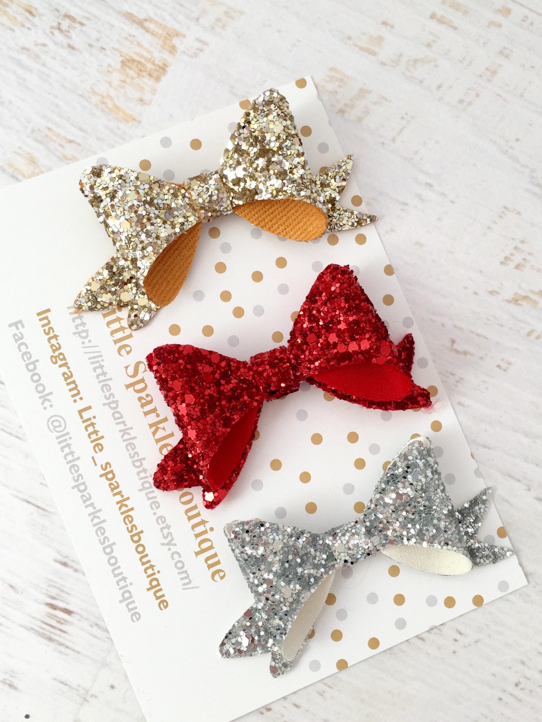 Red Glitter Bow,gold Glitter Bow,silver Glitter Bow, Baby Bow,girls ...