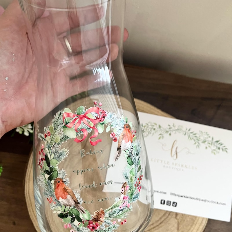 Personalized Vase Robin - Etsy UK