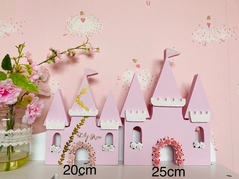 Princess Fairy Castle Wooden Freestanding Castle Shelf Decor | Etsy