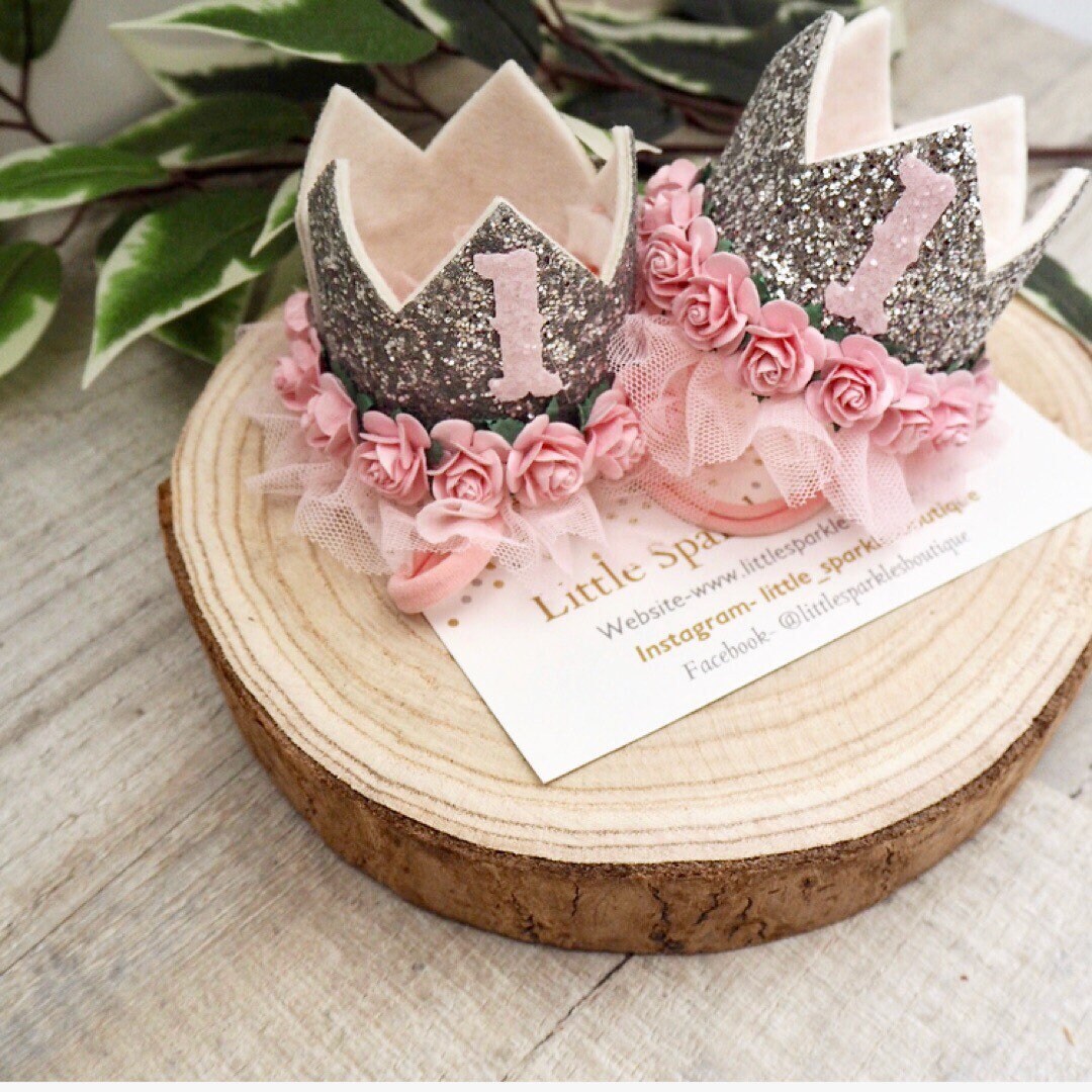Birthday Crown Cake Smash Prop 1st Birthday - Etsy
