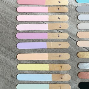 Personalised Shades of Green Wooden Name Letter Blocks Cubes Stacking ...