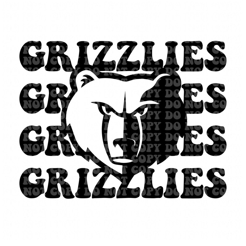 GRIZZLIES PNG, School Spirit Png, School Mascot Png, Shirt Design ...