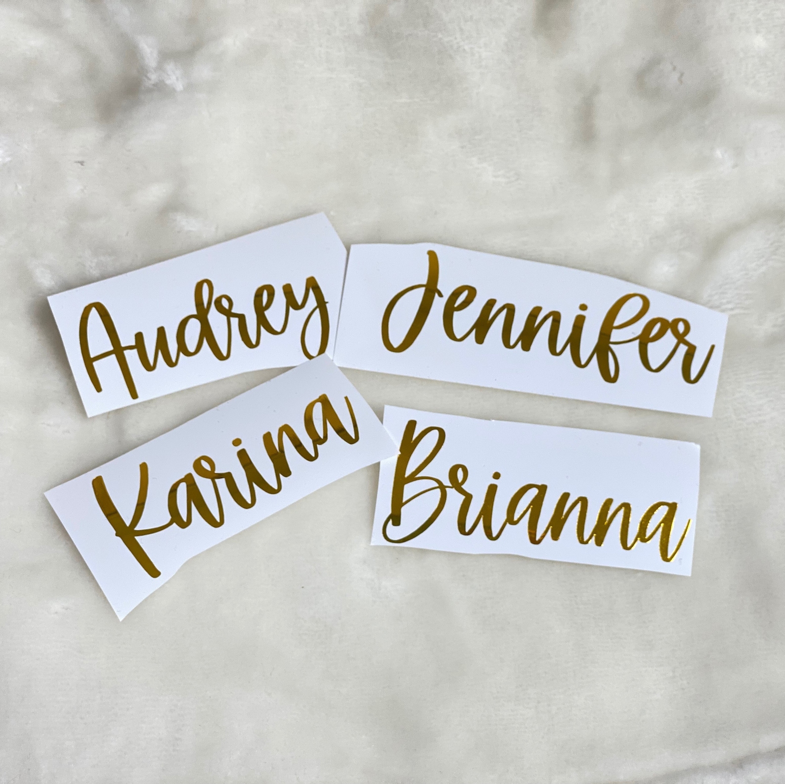 Personalizable Cursive Name Sticker Decals Tumbler Cup Decal - Etsy
