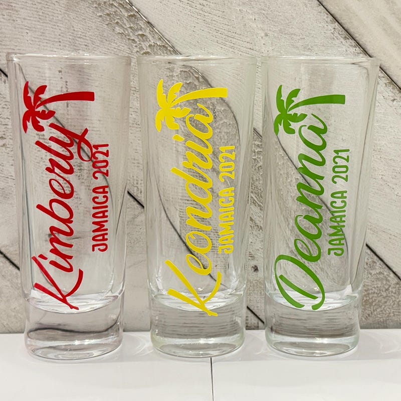 Shot Glasses Palm Trees - Etsy