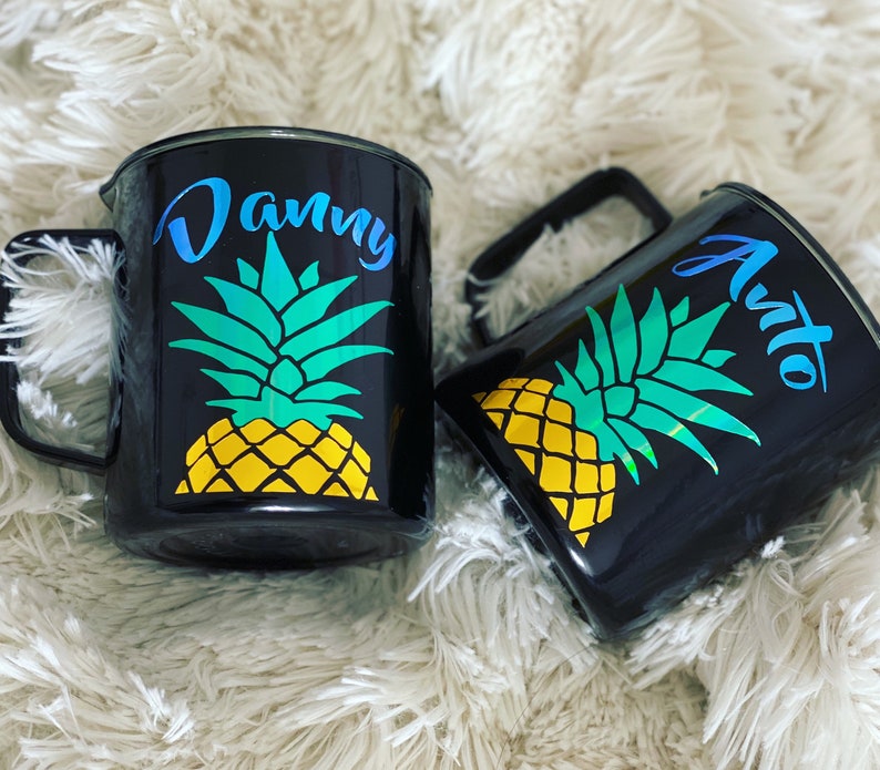 Pineapple Coffee Mug | Pineapple Tumbler | Stainless Steel Wine ...
