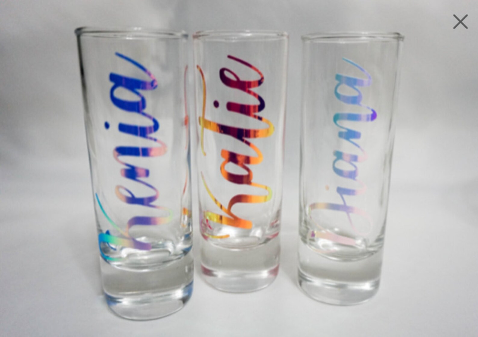 Personalized Shot Glasses Custom Shot Glasses Bridal Party Etsy