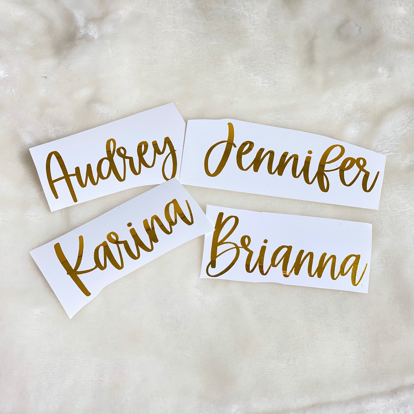 Personalizable Cursive Name Sticker Decals Tumbler Cup Decal - Etsy