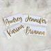 Personalizable Cursive Name Sticker Decals- Tumbler Cup Decal Sticker ...