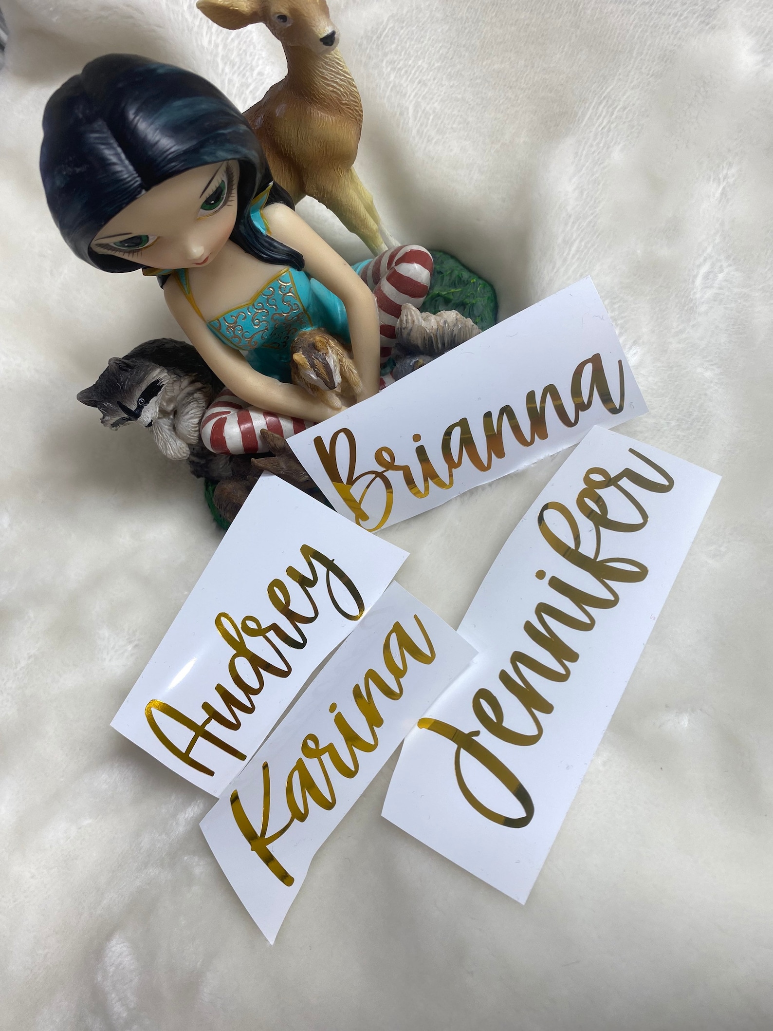 Personalizable Cursive Name Sticker Decals Tumbler Cup Decal - Etsy