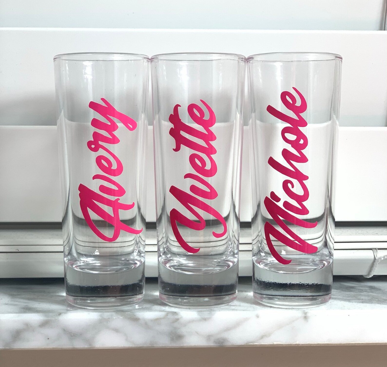 Personalized Shot Glasses Custom Shot Glasses Bridal Party - Etsy