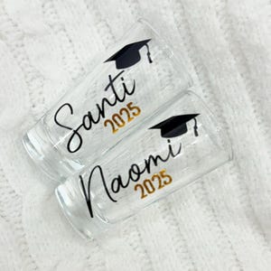 Graduation Day Shot Glasses | Personalized Shot Glasses | Degree Favors ...