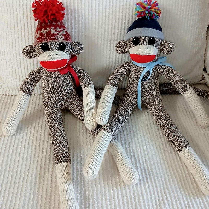 Brown Sock Monkey - Etsy