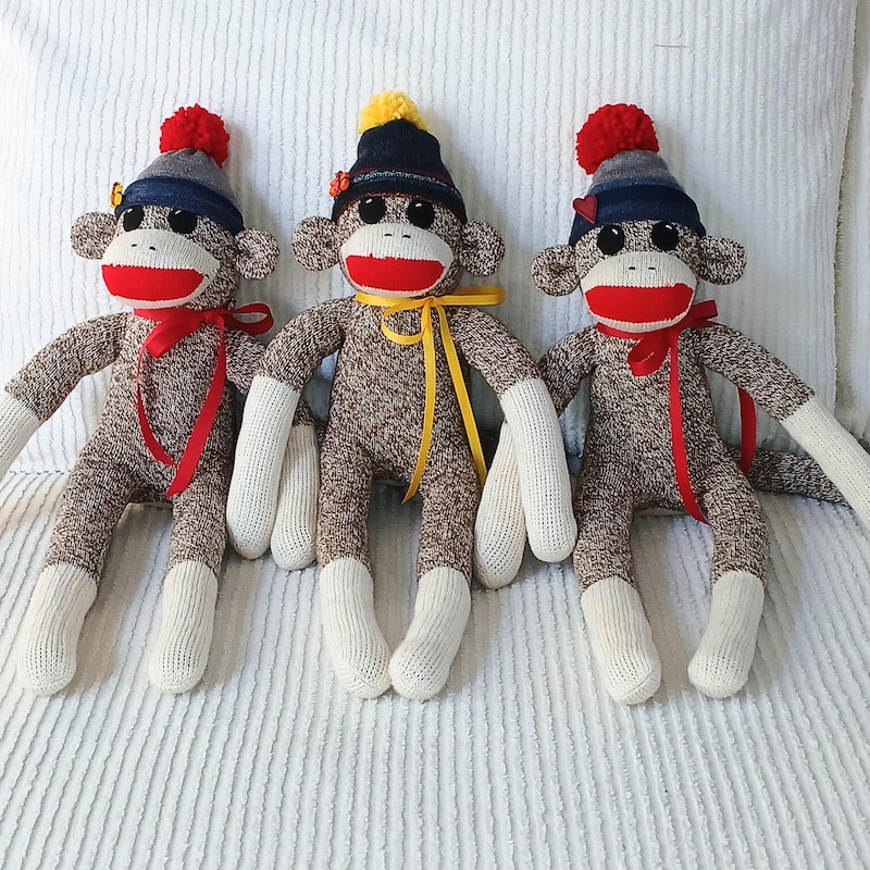 Brown Sock Monkey - Etsy