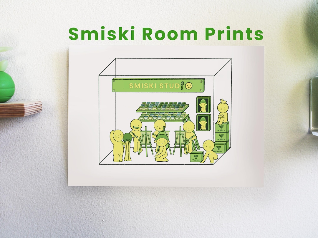 Smiski Room Mini Prints | 5x7in Home Dorm and Room Wall Decor - Etsy