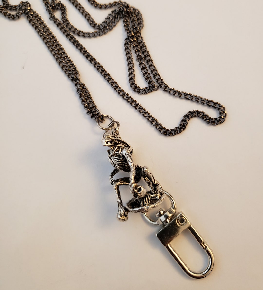 Alien Movie 3D Lanyard Alien Covenant Necklace Keychain Xenomorph Alien ...