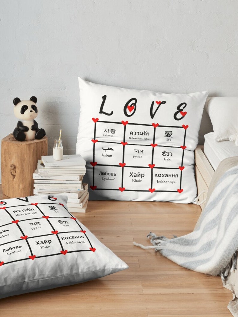 SVG PNG Multilanguage International Word Love With Little Hearts ...