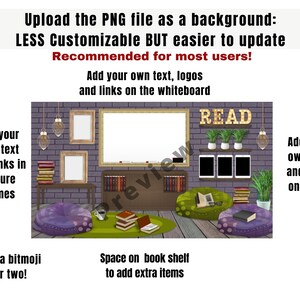 Bitmoji Classroom – Editable – Virtual Classroom Template – Instant ...