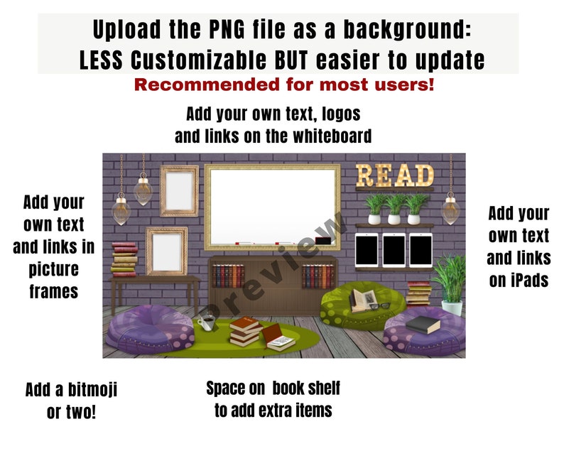 Bitmoji Classroom – Editable – Virtual Classroom Template – Instant ...