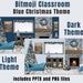 Blue Christmas Bitmoji Classroom Seasonal Editable Virtual Classroom ...