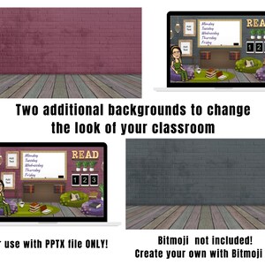 Bitmoji Classroom – Editable – Virtual Classroom Template – Instant ...