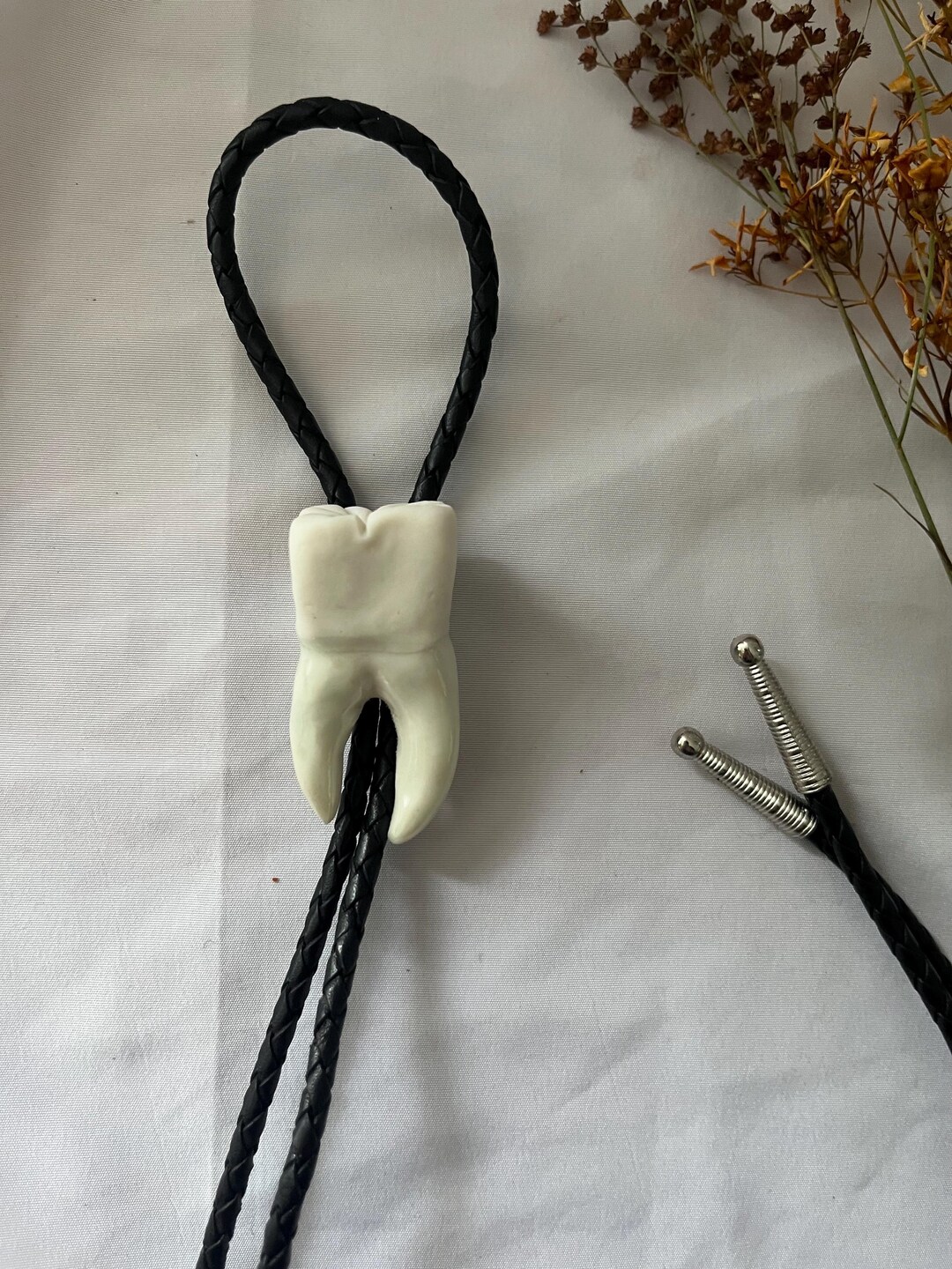 Tooth Bolo Tie Western Country Mens Bolo Tie Vintage Cowboy Necktie for ...